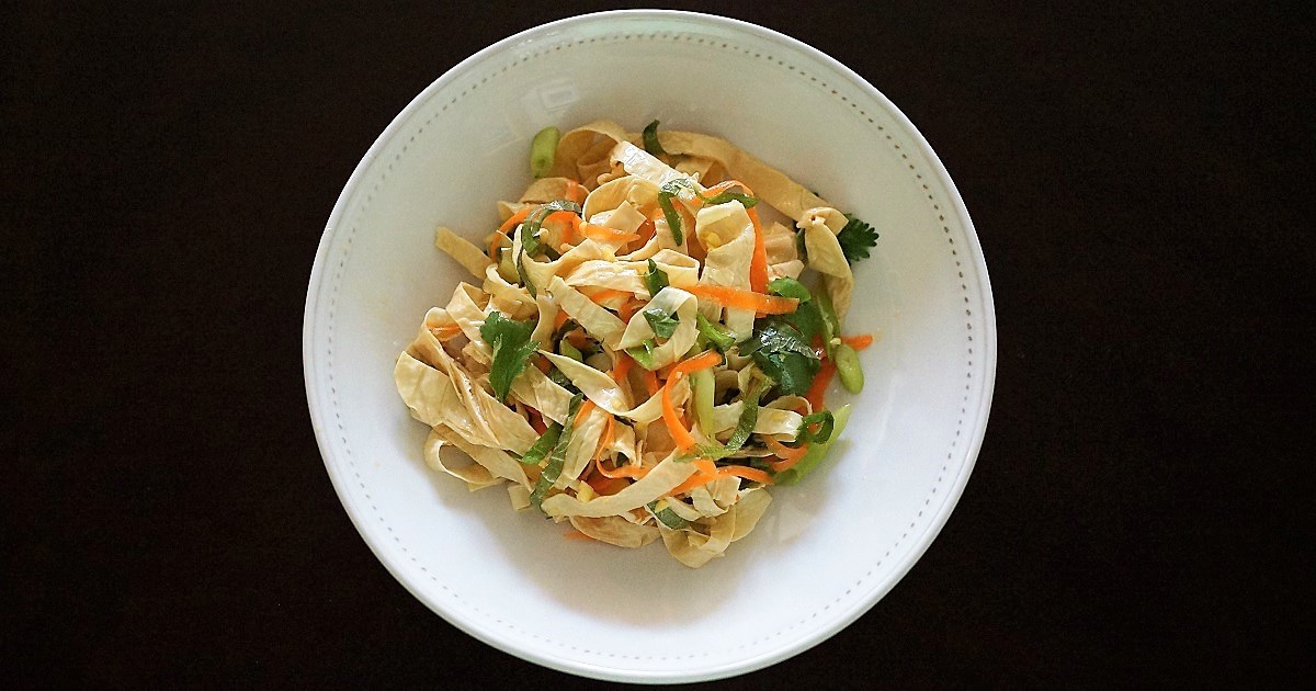 Salade Yuba (Peau de Tofu), Japon - Entrée - Red Karawana